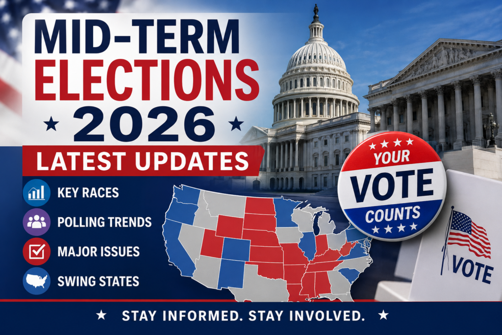 Midterm Elections 2026 Update: Key Races, Major Issues, Polling Trends ...